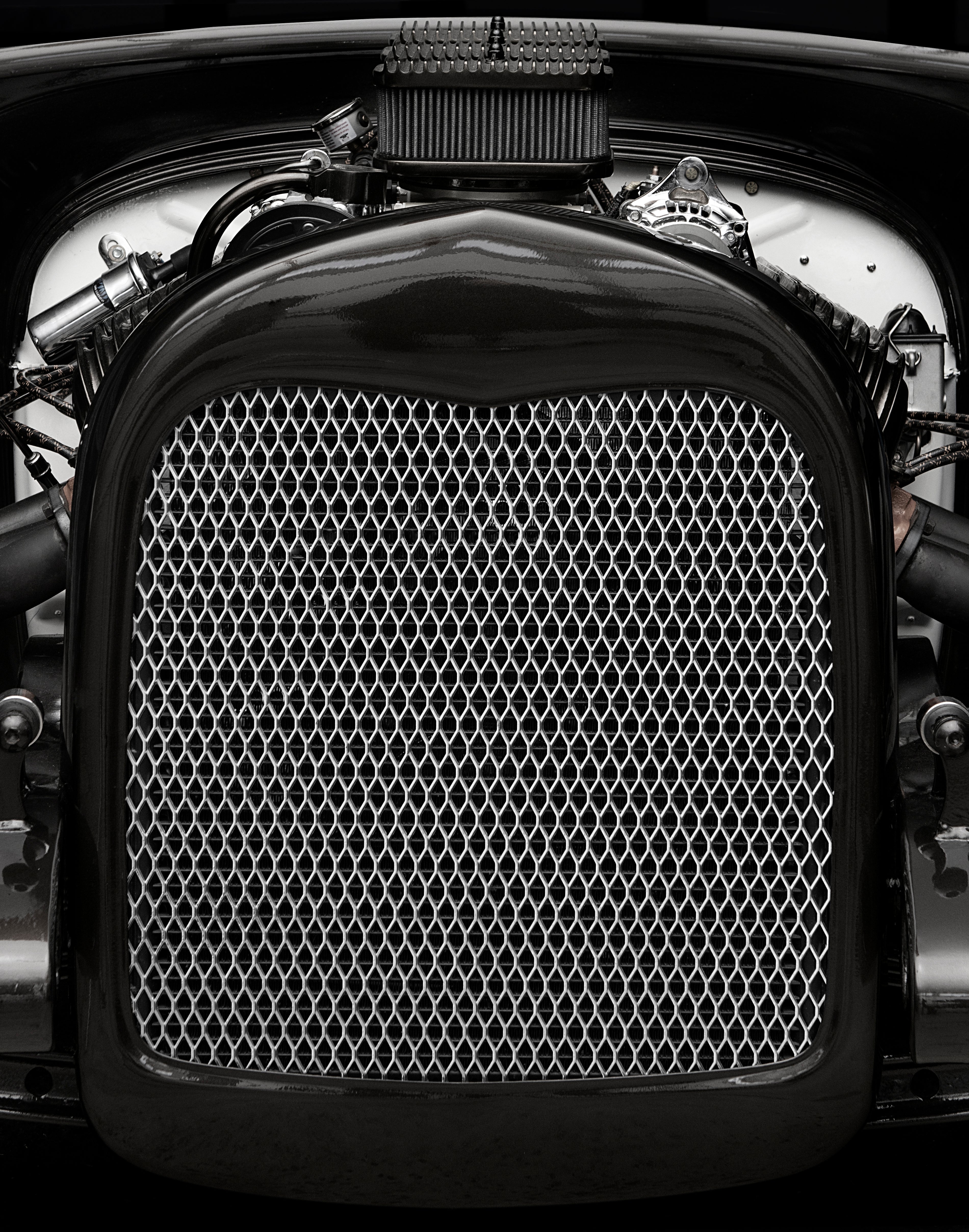 1928-1929 Ford Model A Aluminum Grille Insert - Diamond Mesh – BUSH ...